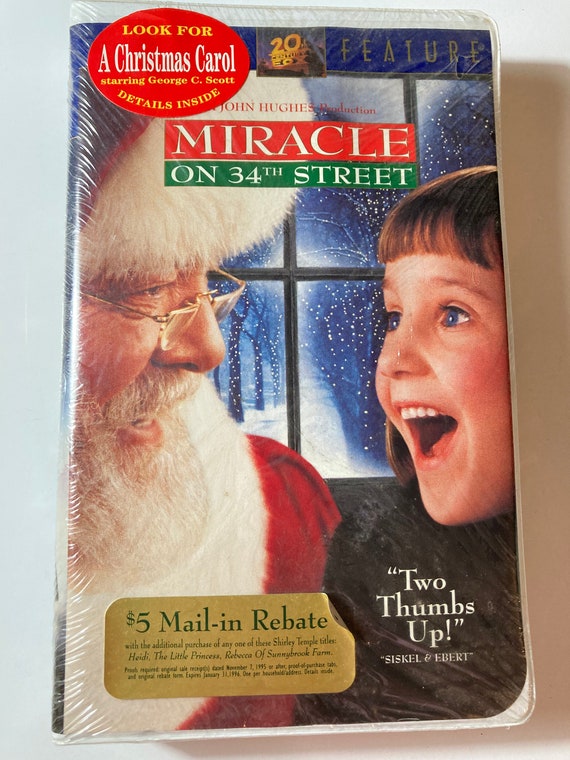 Miracle on 34th Street VHS Tape Vintage by 20th Century Fox | Etsy