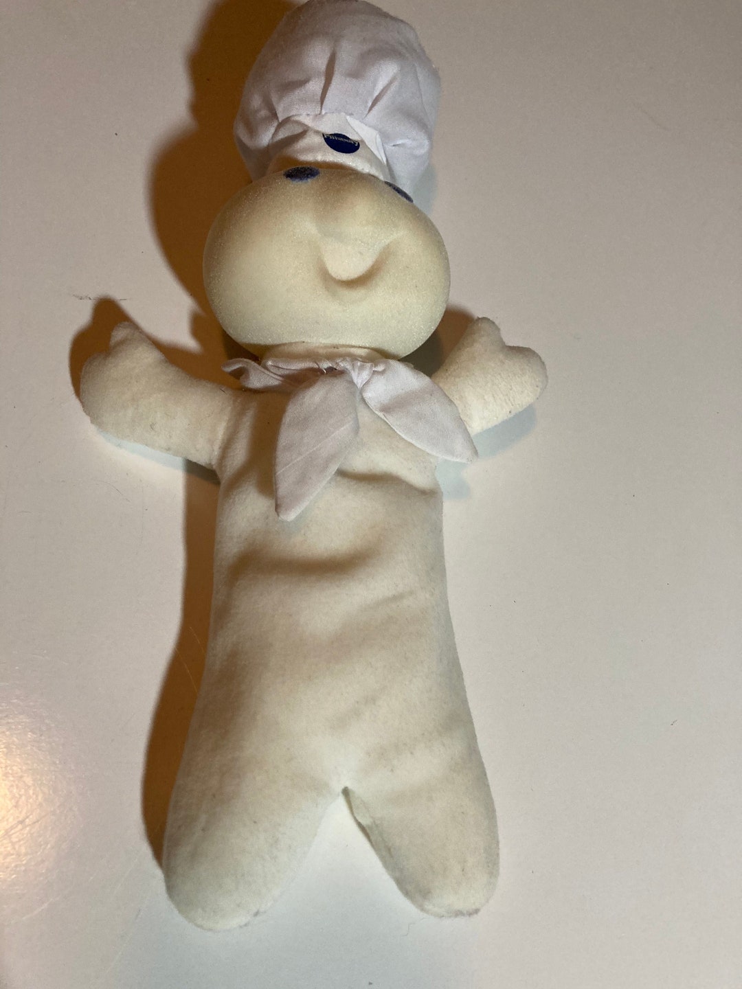 Pillsbury Dough Boy 10.5” Beanie Boy Toy Advertising Plush Stuffed Doll ...