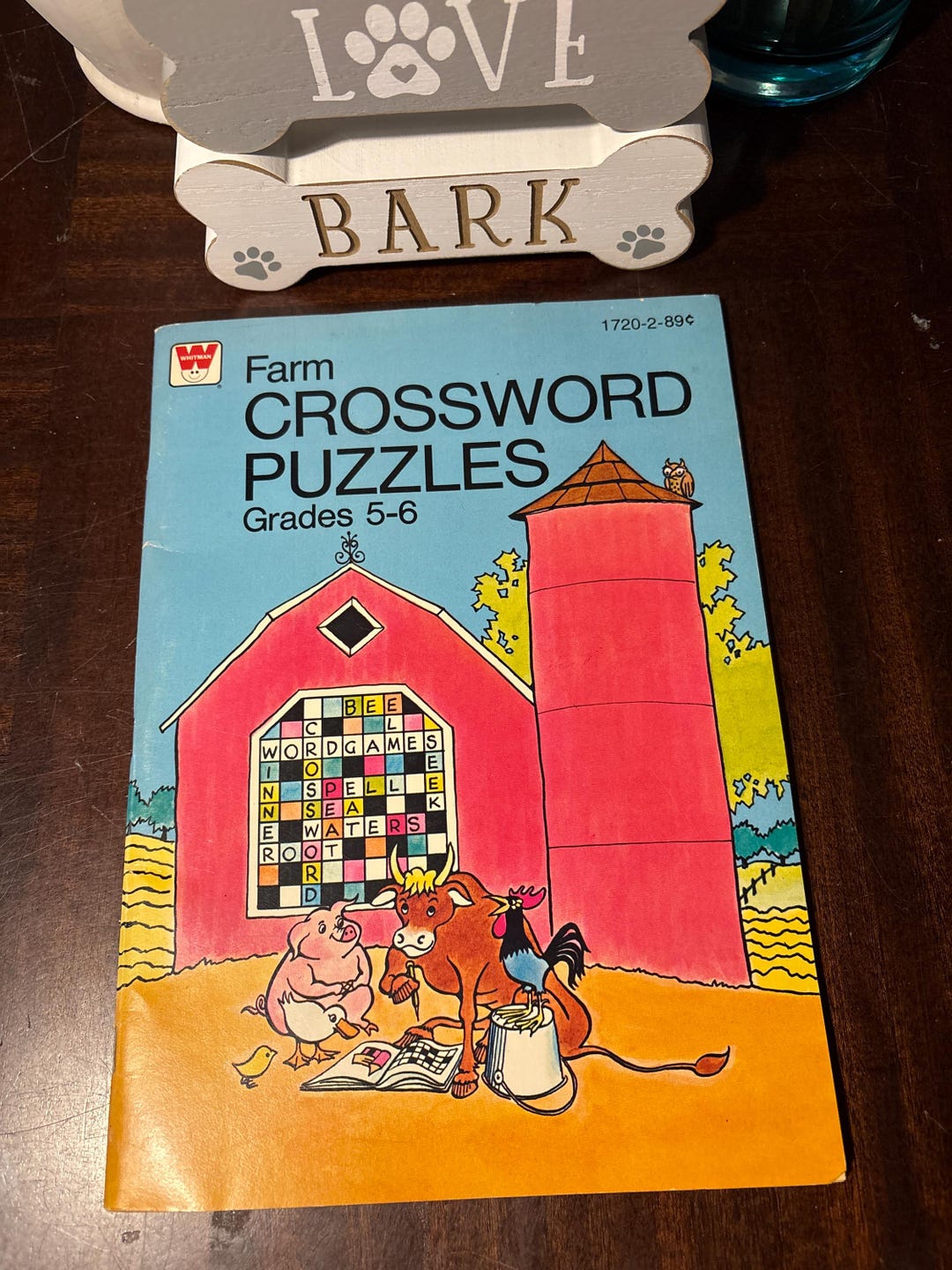 Whitman Farm Crossword Puzzles Oversized Paperback Book Grades 5-6 ...