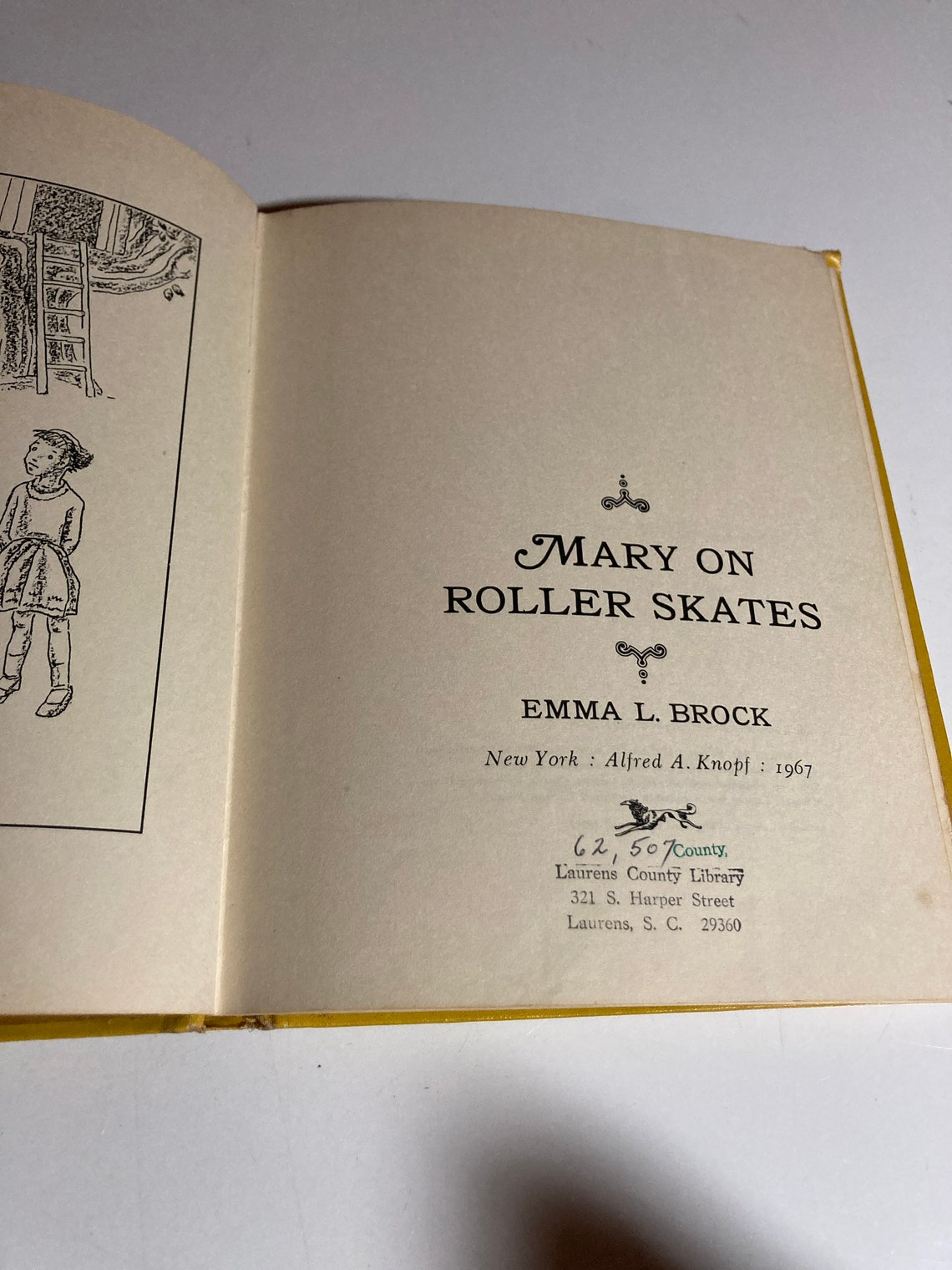 Mary on Roller Skates by Emma L Brock Vintage Hardback Children’s Book ...