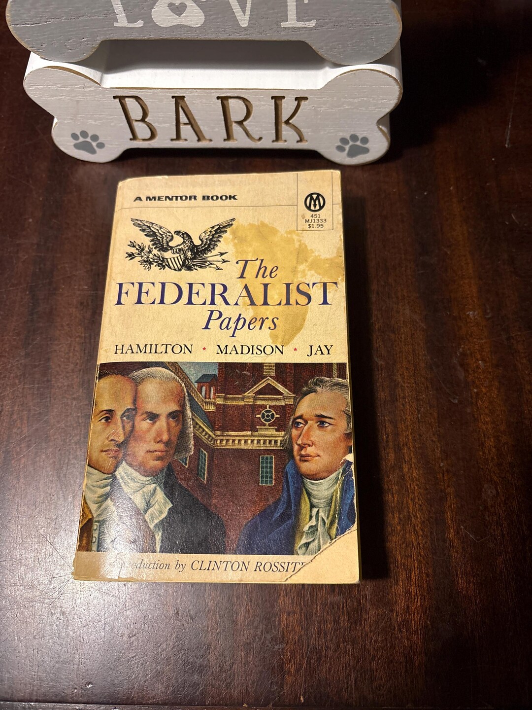 The Federalist Papers Hamilton Madison Jay Paperback Book Vintage 1961 ...