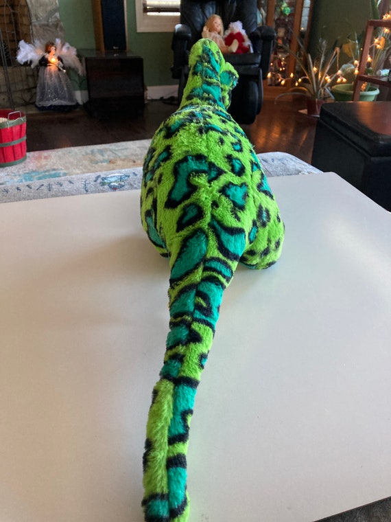 Goffa International Plush Stuffed Dinosaur 29 Long Green Long Neck Dino Toy Animal Etsy UK