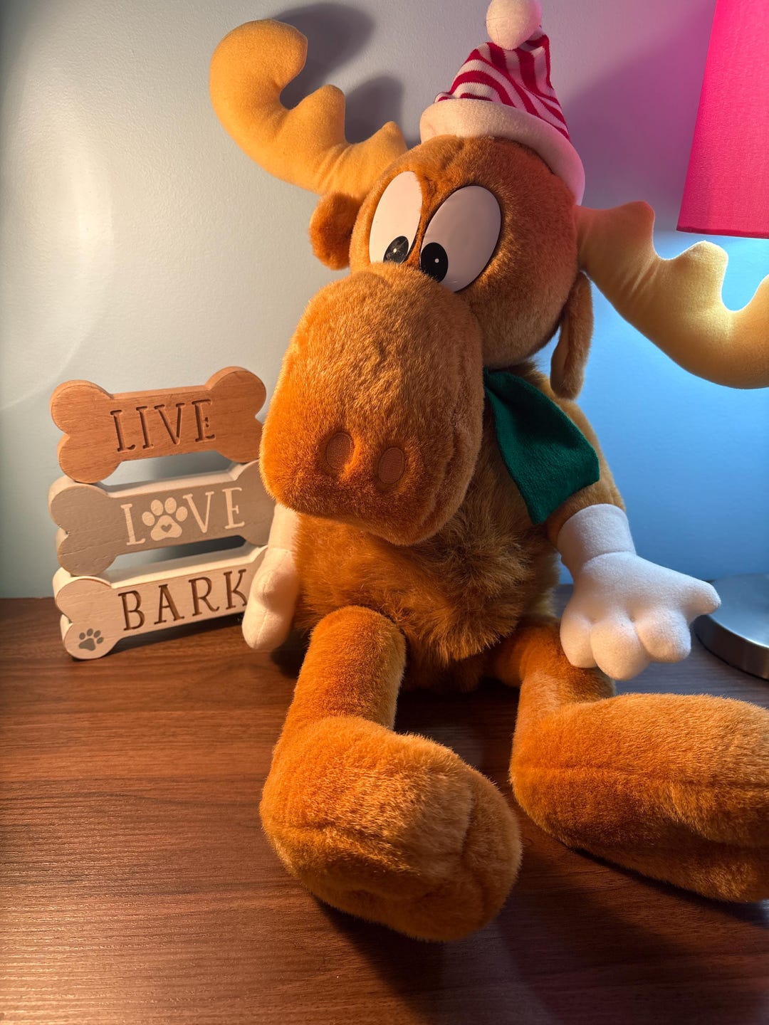 Macy’s 23” Moose Rocky Bullwinkle Cartoon Character Large Brown Plush ...