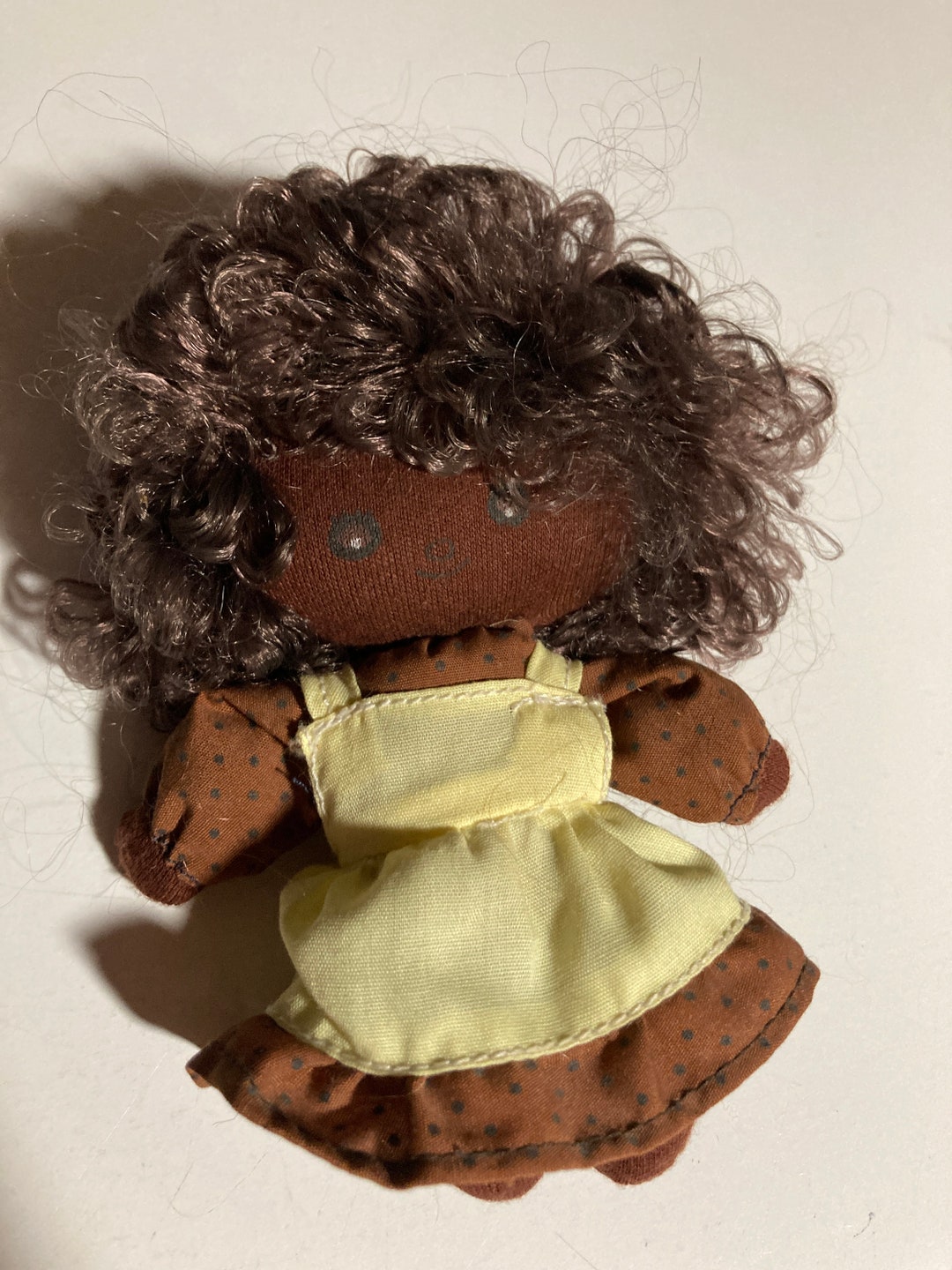 Enesco Giftware Vintage Mini Doll 5 1983 Black Brown African American ...