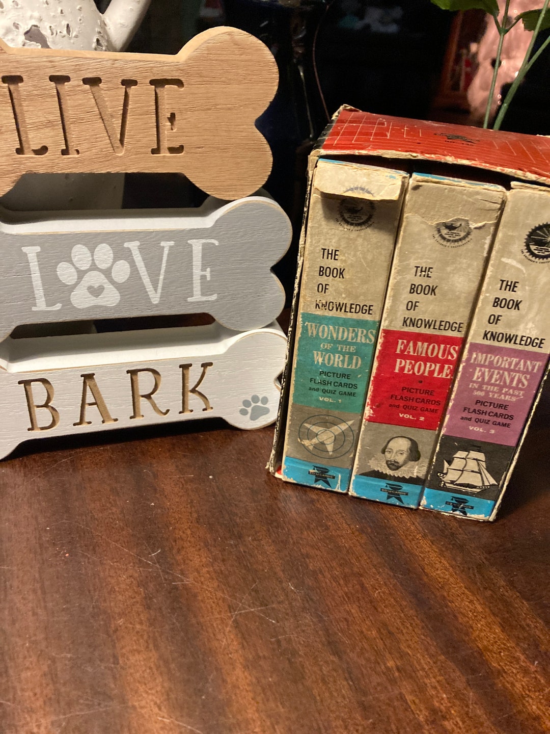 The Book of Knowledge Flash Cards and Quiz Games 3 Volume Set RARE Box ...