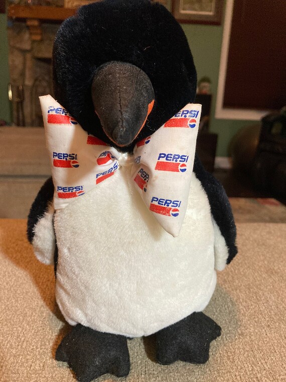 Penguin Pepsi Advertisement Vintage Plush Douglas Co Cuddle - Etsy