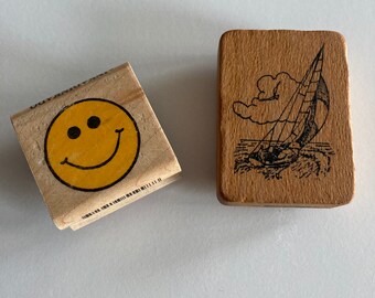 Smiley Face Stamp | Etsy