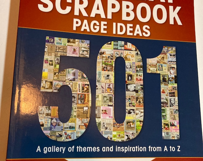 501 Great Scrapbook Page Ideas oversized paperback book scrapbook ...