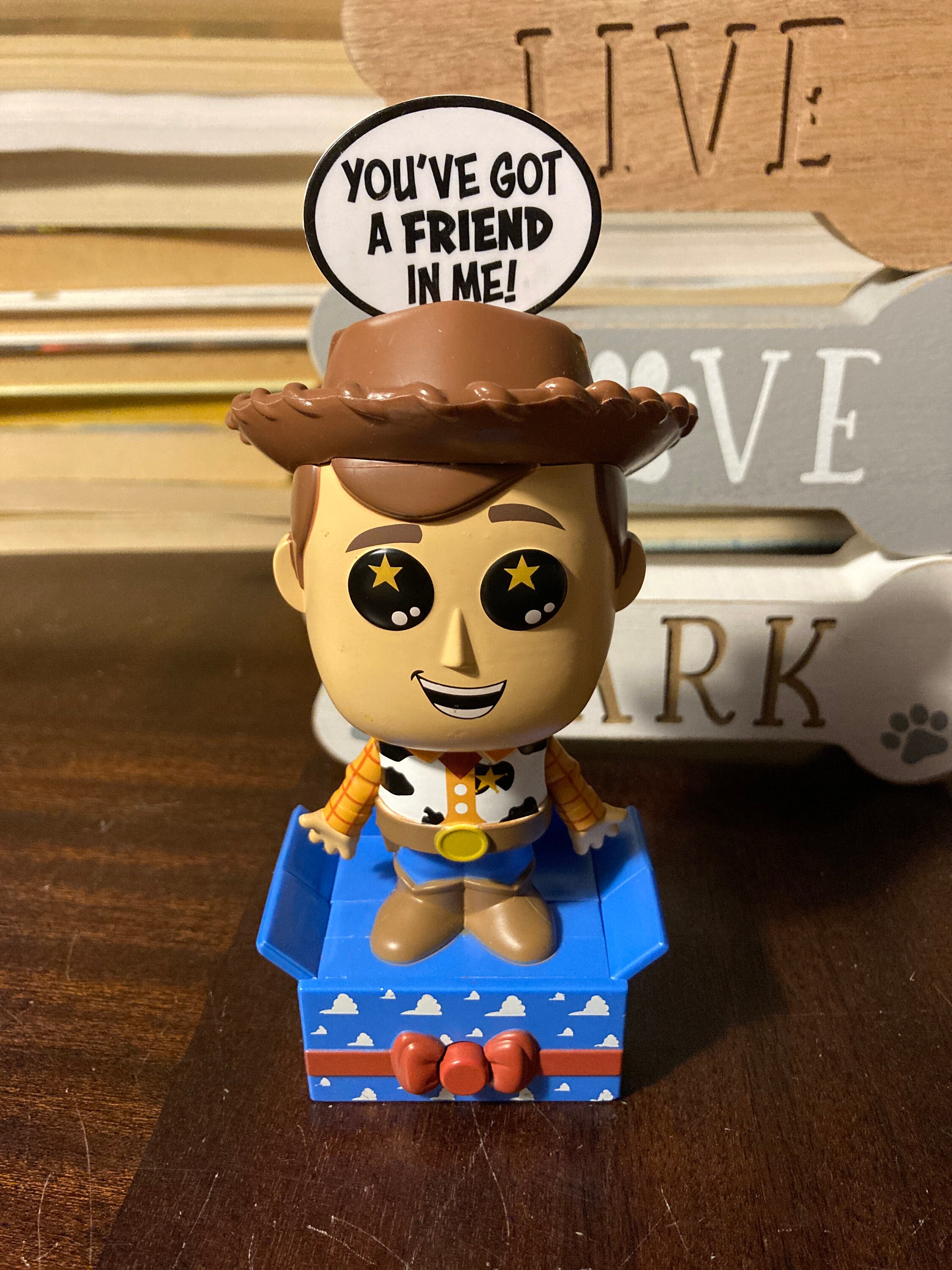 Funko Woody Toy Story Popsies You’ve Got a Friend in Me on His Head ...