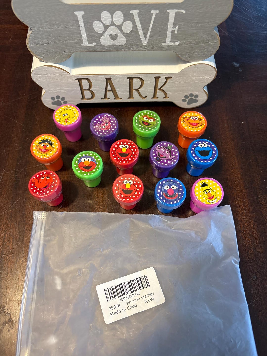 Sesame Street Set of 13 Stamps Made for Ink Pad Use Each Still Sealed ...