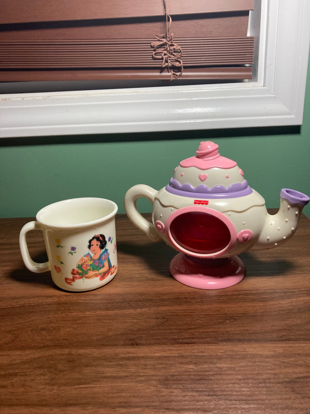 Fisher Price Tea Pot Vintage With a Snow White Cup Play Set - Etsy