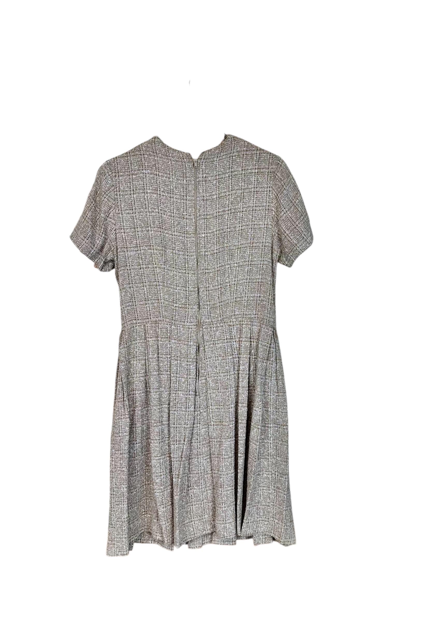 Small to Medium Vintage Late 1950s Tweed Dress With Statement Buttons ...