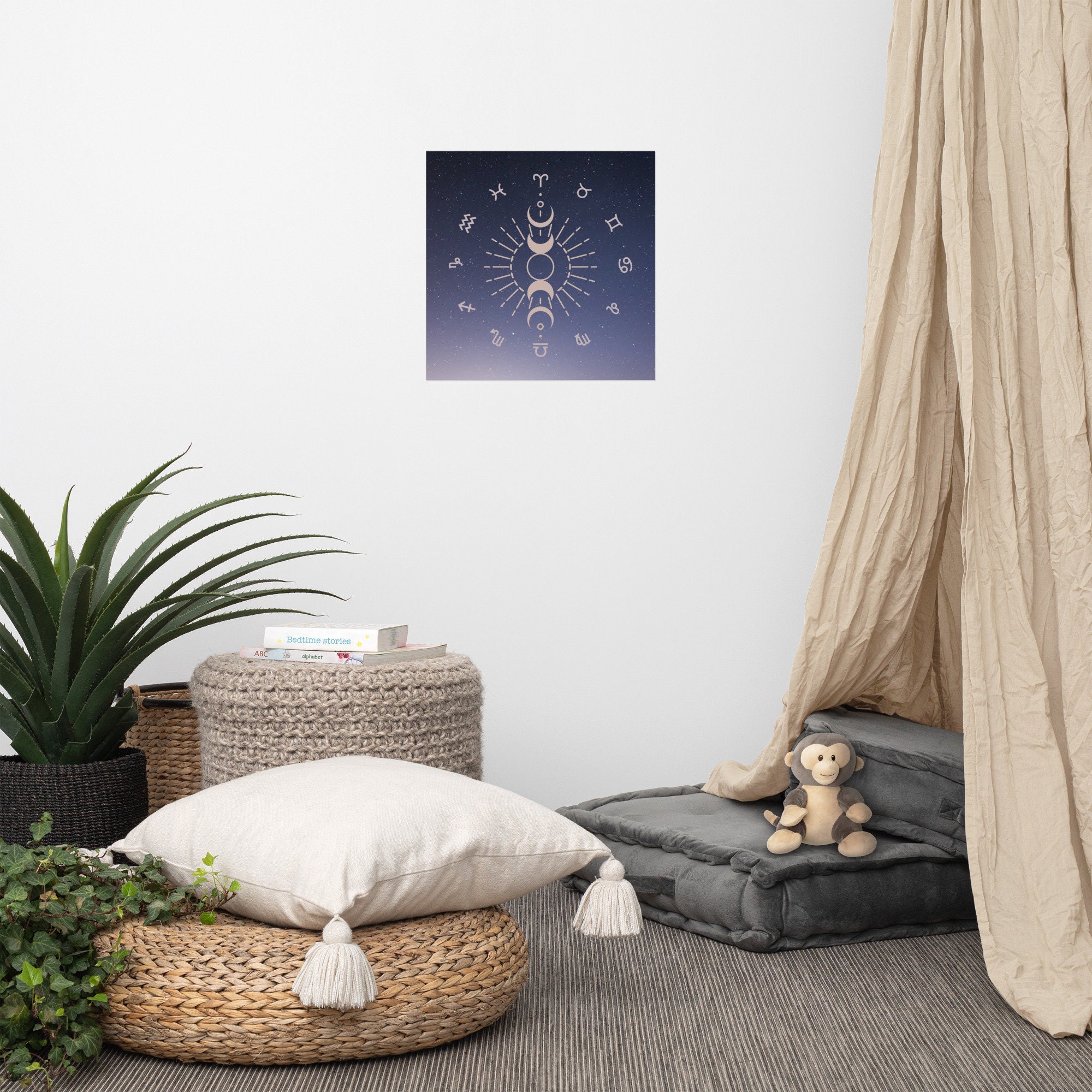 Astrology Artwork All Zodiac Signs Art Print Poster (many Sizes) - Etsy