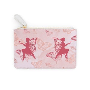 Fairy Fantasy Mini Clutch Bag Womens Small Purse Butterfly Pattern ...