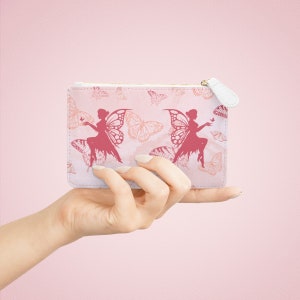 Fairy Fantasy Mini Clutch Bag Womens Small Purse Butterfly Pattern ...