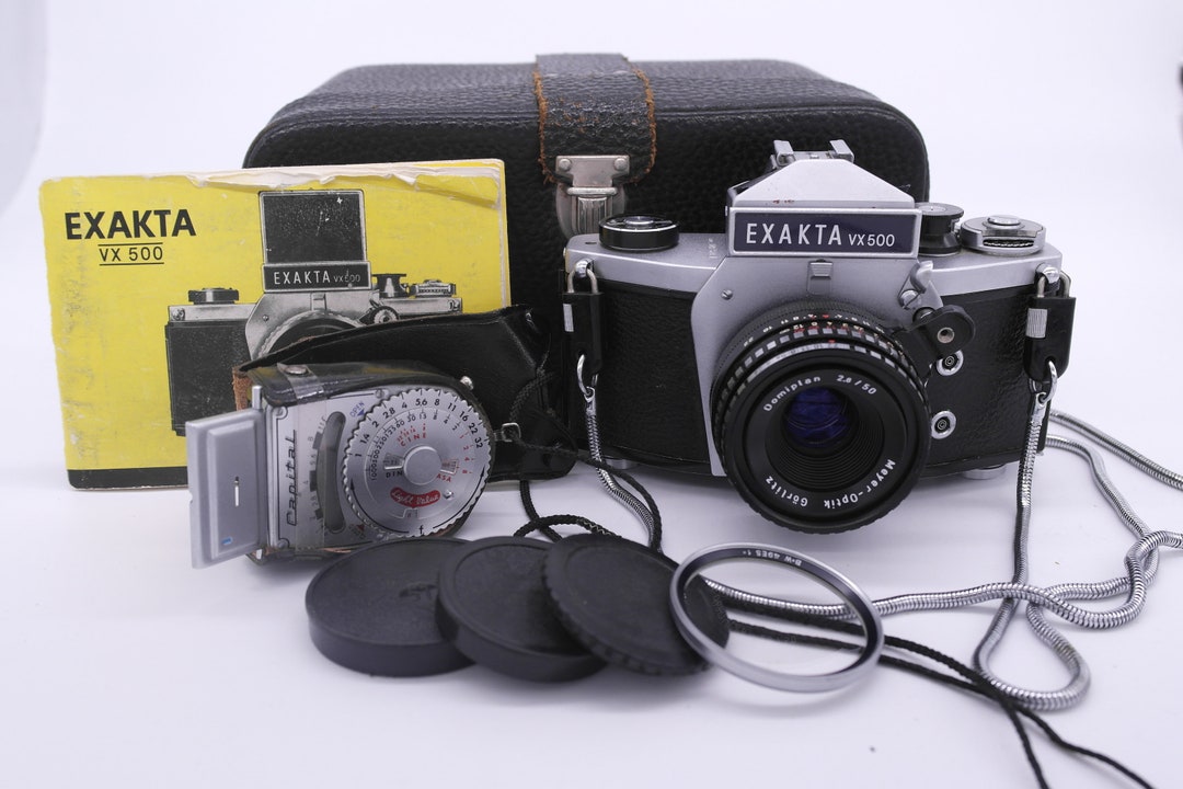 Exakta VX500 Film Camera With Meyer-optik Domiplan 2.8/50 Lens ...