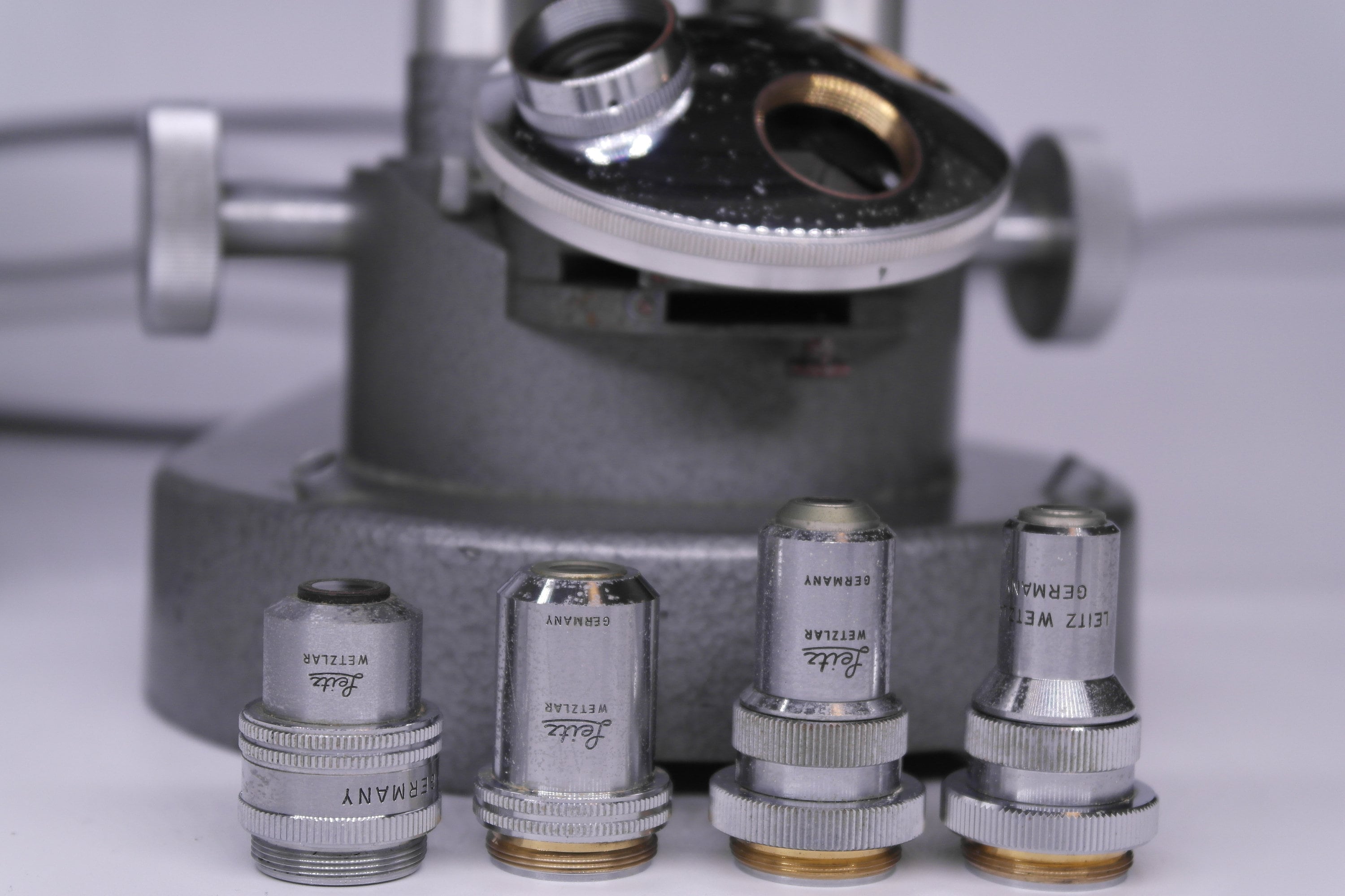 E. Leitz Inverted "chemists Microscope" 1950s Jan Hinsch of Leitz, 170 ...