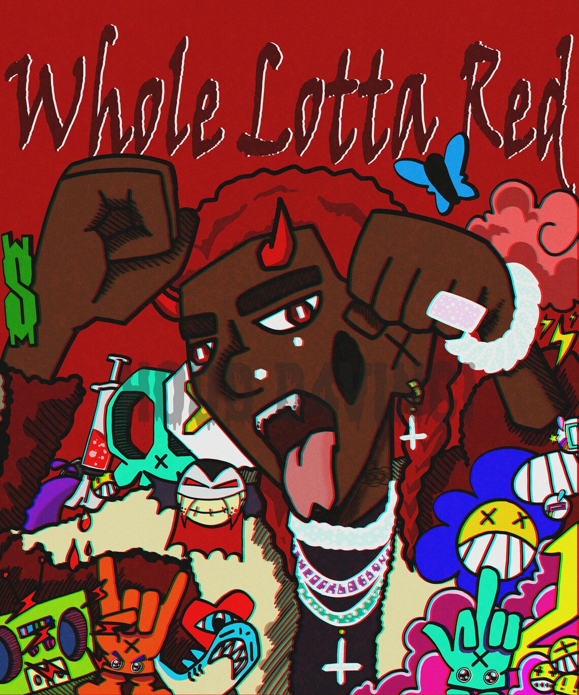 Buy Playboi Carti Doodle Fanart Online in India - Etsy