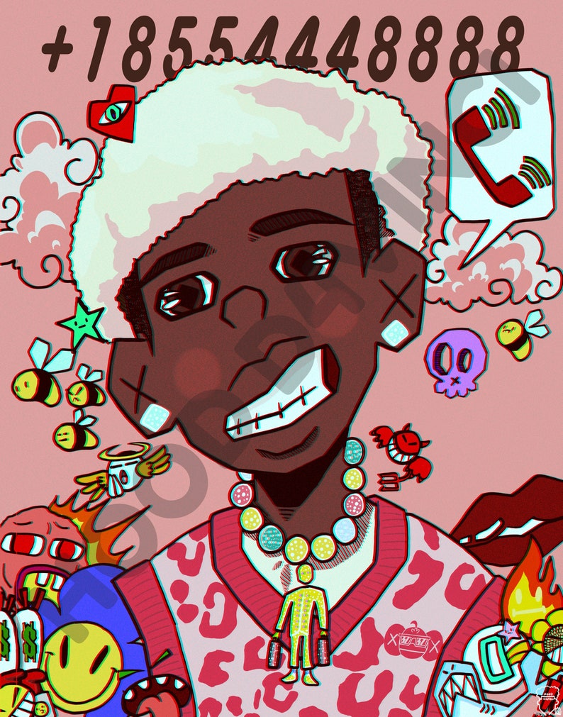 Doodle Tyler the Creator Printable digital Download - Etsy