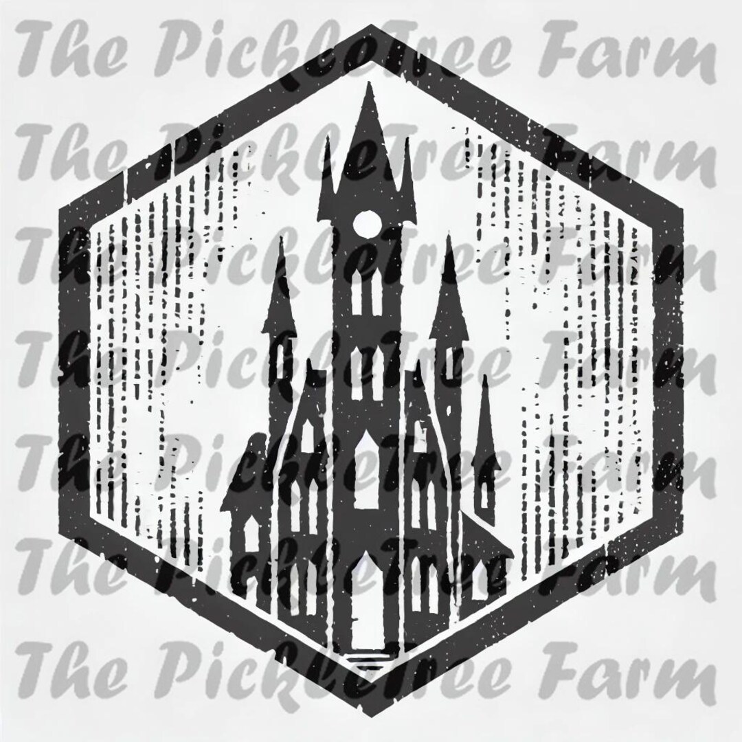 Digital Download Hexagon Haunted Castle 7 JPG, PNG - Etsy
