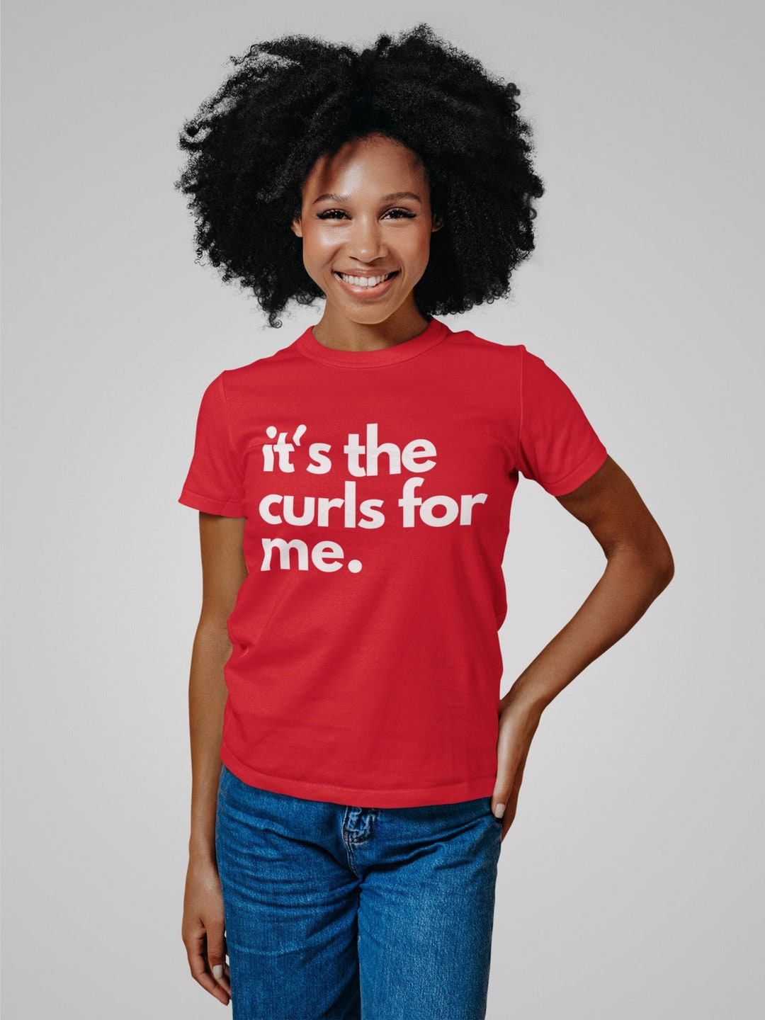 It's the Curls for Me T-shirt - Natural Hair Shirt, Curly Girl T-shirt ...