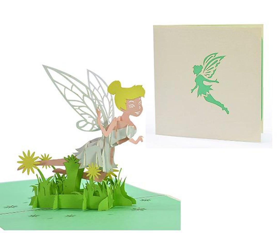 3D Enhanced Fairy Garden Pop-up Card B28 - Etsy