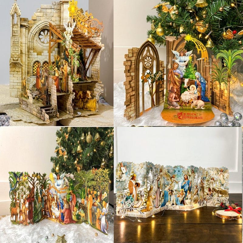 Baptismal Pop up Card - Etsy UK