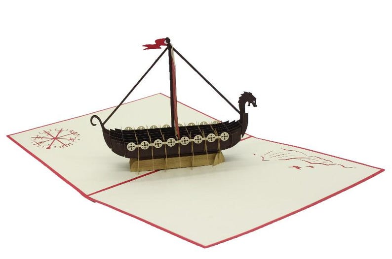 3D Sailing Ship Pop-up Card: Nautical Birthday Card for Sea Lovers - Etsy