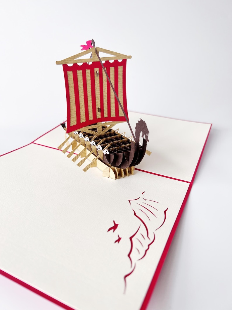 3D Sailing Ship Pop-up Card: Nautical Birthday Card for Sea Lovers - Etsy
