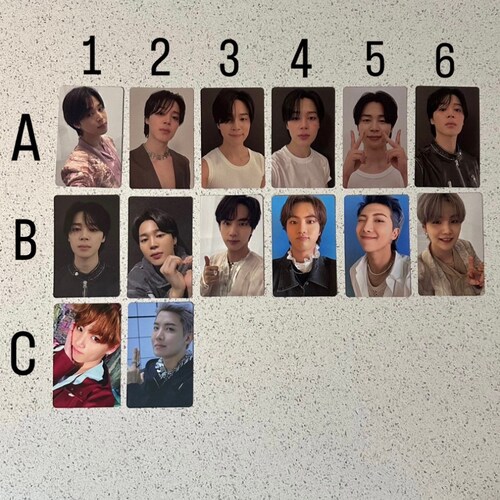 OFFICIAL Bts MEMBER Photocards FREEBIES Included - Etsy