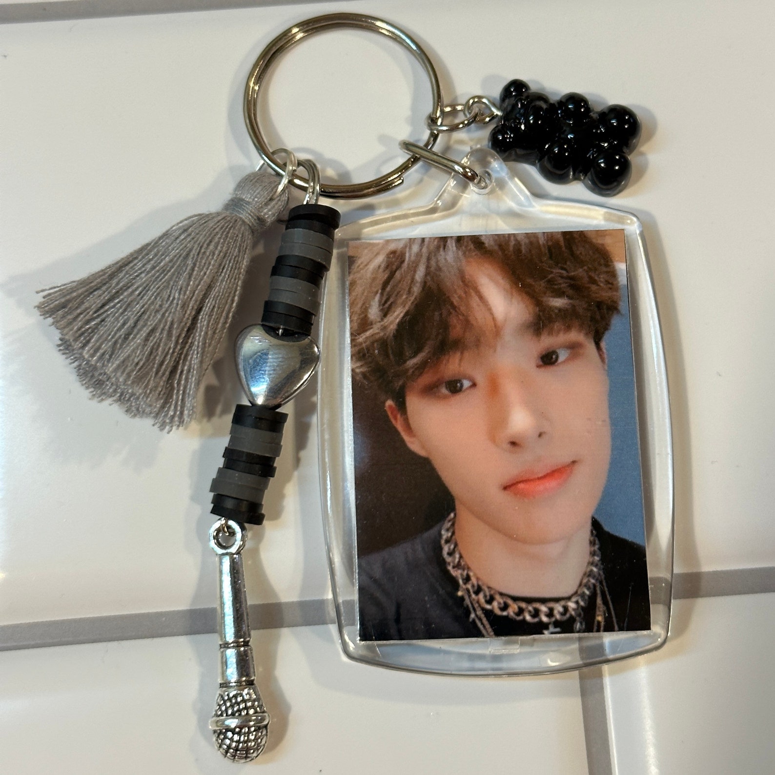 Ateez Mingi Keychain With Charms - Etsy