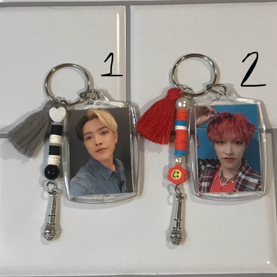 Ateez Hongjoong Keychain With Charms - Etsy