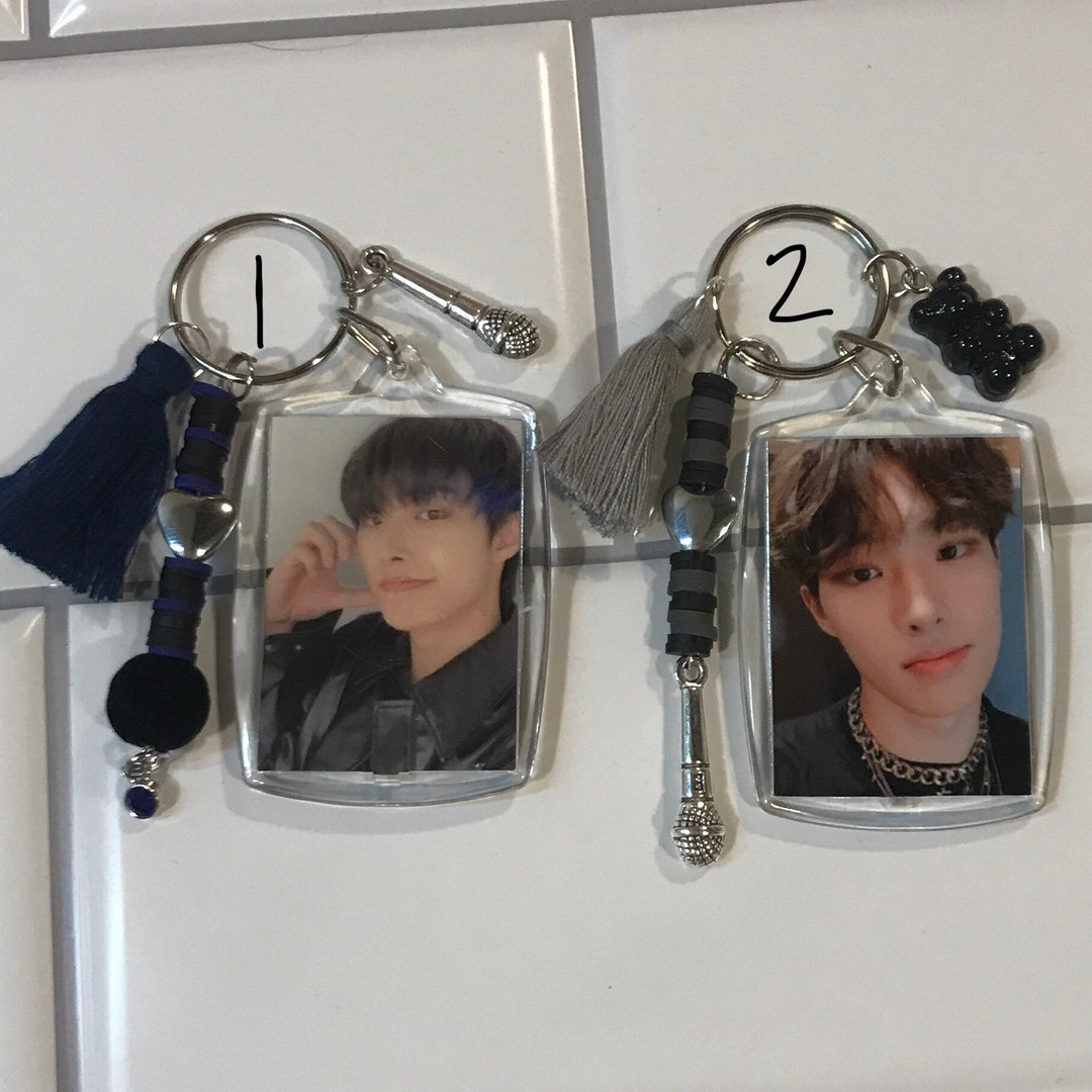 Ateez Mingi Keychain With Charms - Etsy