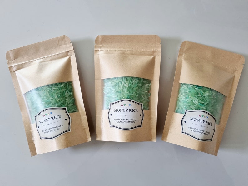 Money Rice With Benzoin Resin 75g Prosperity Spells, Abundance Rituals ...