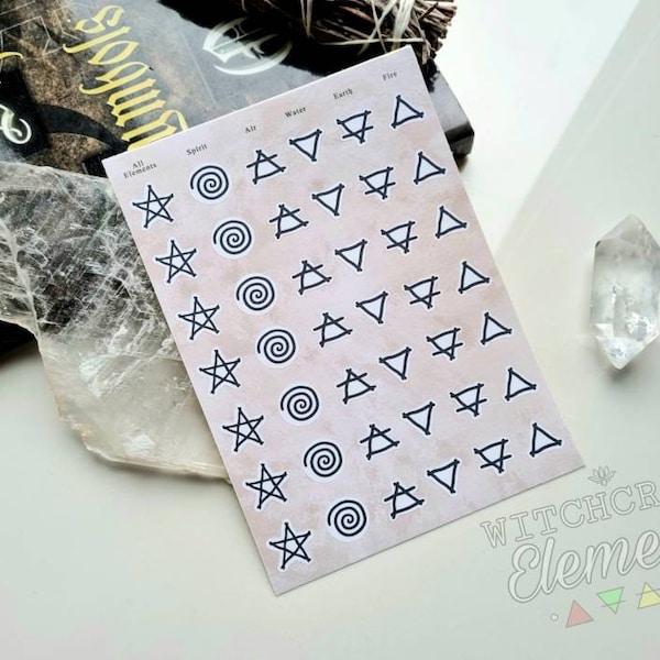 Book of Spells Stickers - Etsy