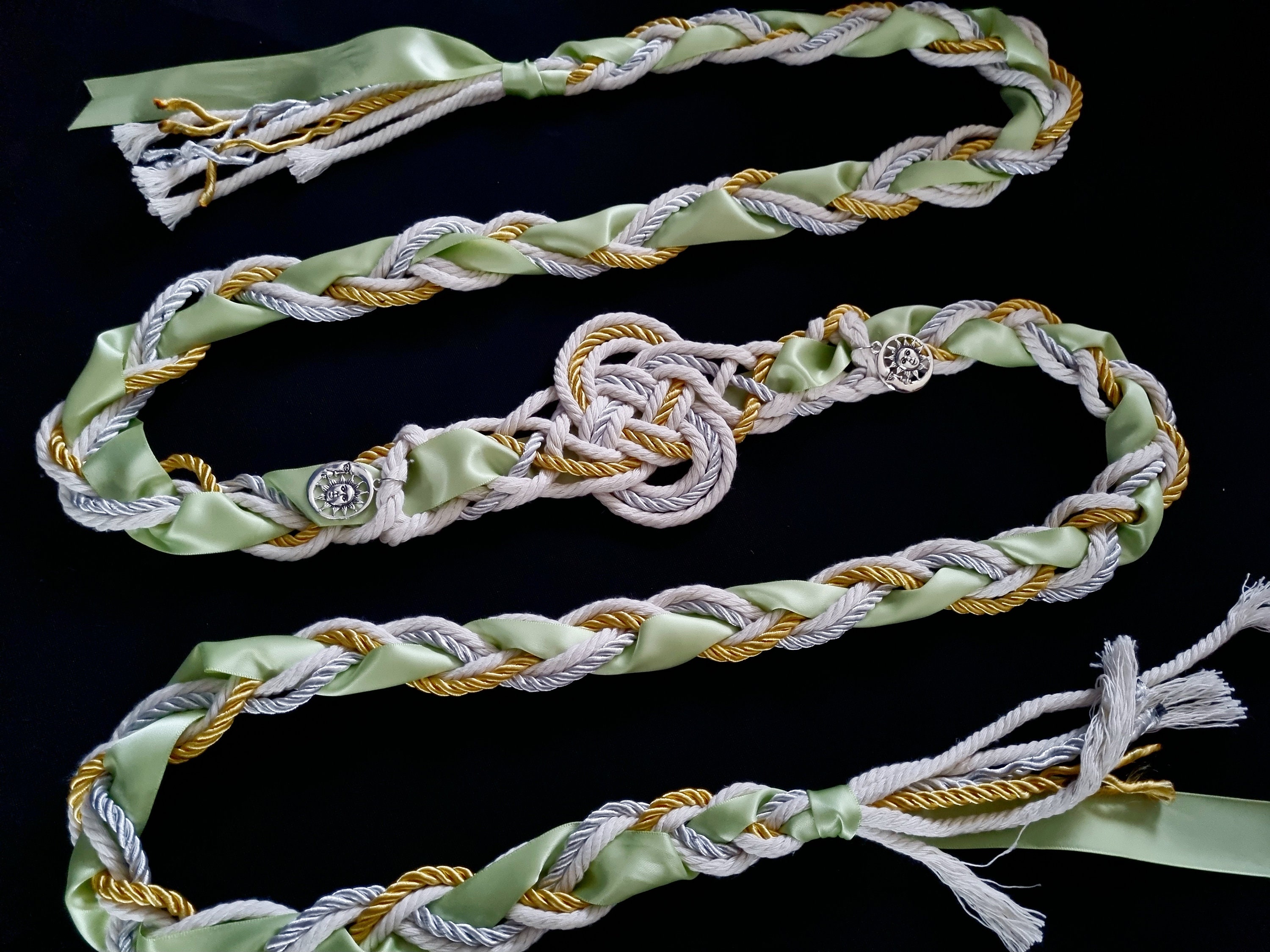 Eternal Love Handfasting Cord in Light Green With Handfasting ...