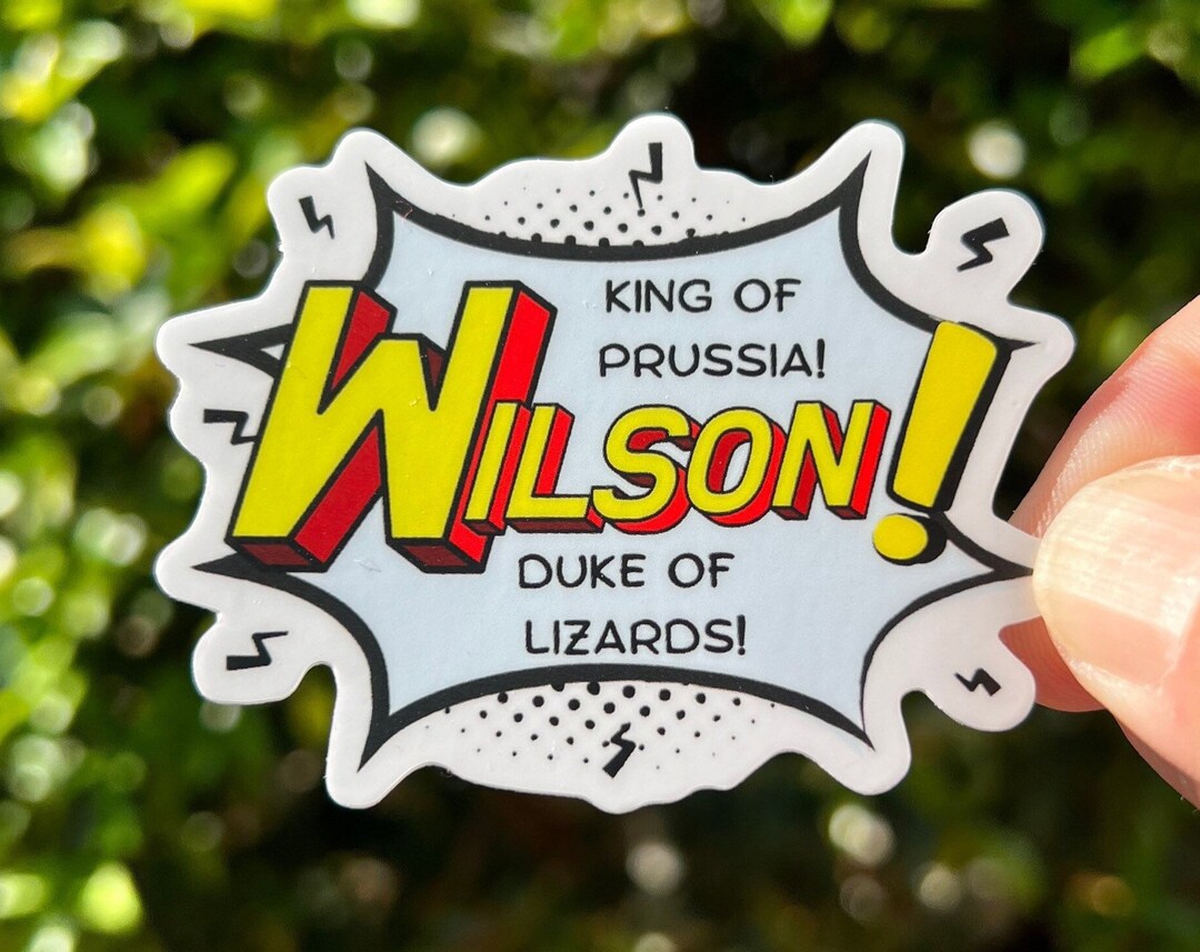 Phish “wilson!” Sticker - Etsy