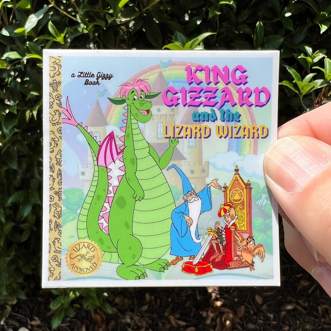 KGATLW - Gizzy Book Sticker - Etsy