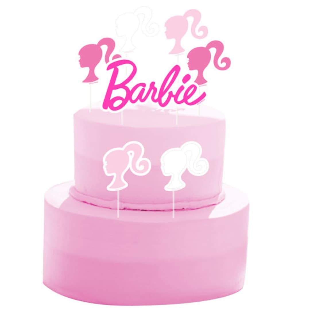 Barbie Cake Topper Set Barbie Cake Decorating Kit Barbie Party Barbie ...