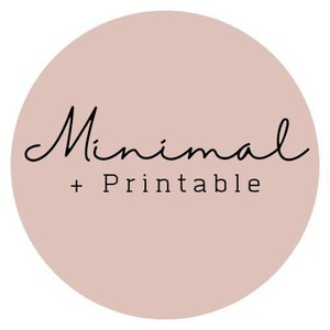 MinimalAndPrintable - Etsy