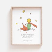 The Little Prince Printable, the Little Prince Wall Art, the Little ...