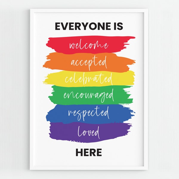 Anti Racism Poster - Etsy UK