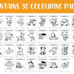 Animal Colouring Pages - 30 Animals Colouring Pages for Children ...