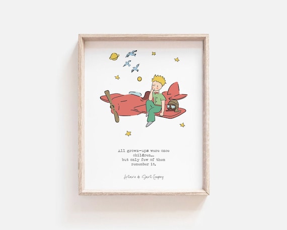 The Little Prince Print Motivational Print Le Petit Prince | Etsy