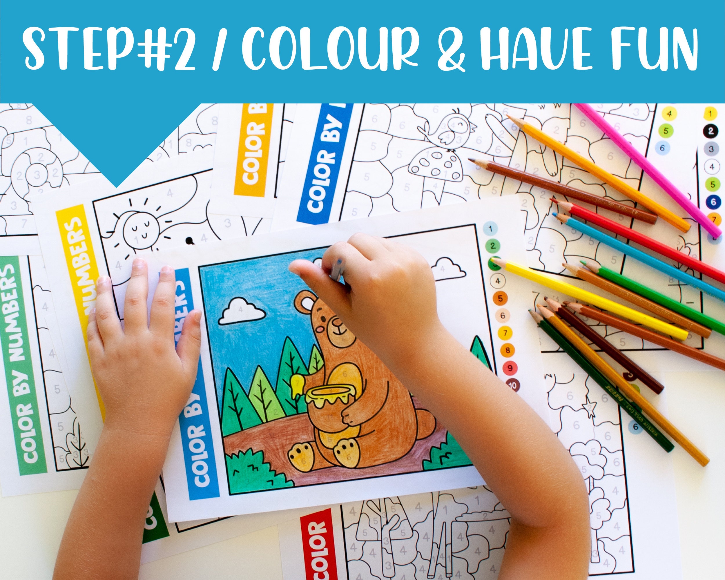 Animal Coloring Pages: Kids Printable Activity (digital Printable Files ...