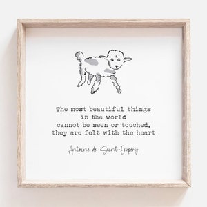 The Little Prince 6 Prints With Quotes, Motivational Print, Le Petit ...