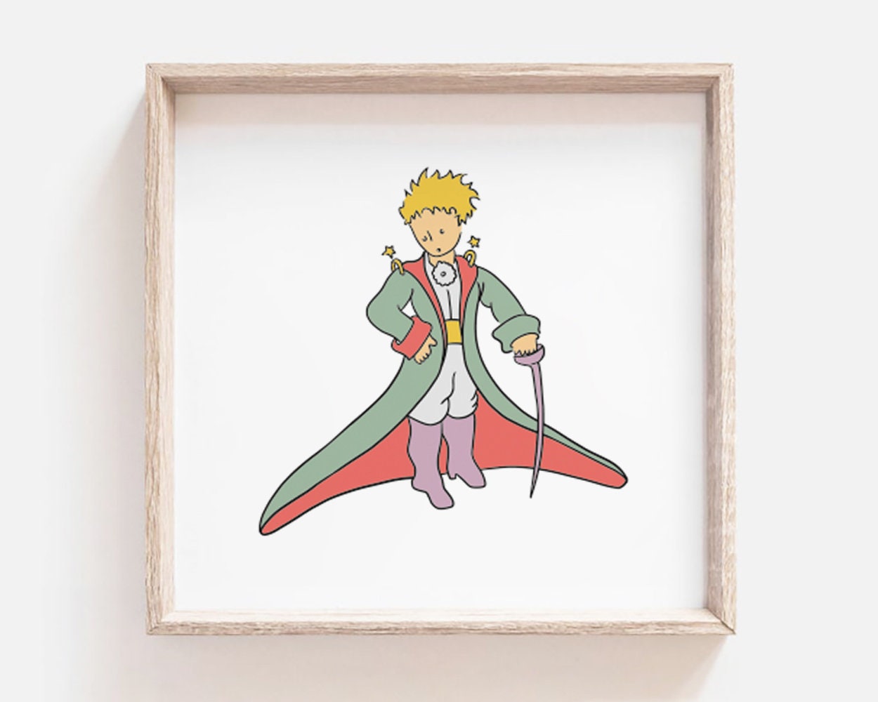 The Little Prince set of 6 Prints / Le Petit Prince Wall Art | Etsy