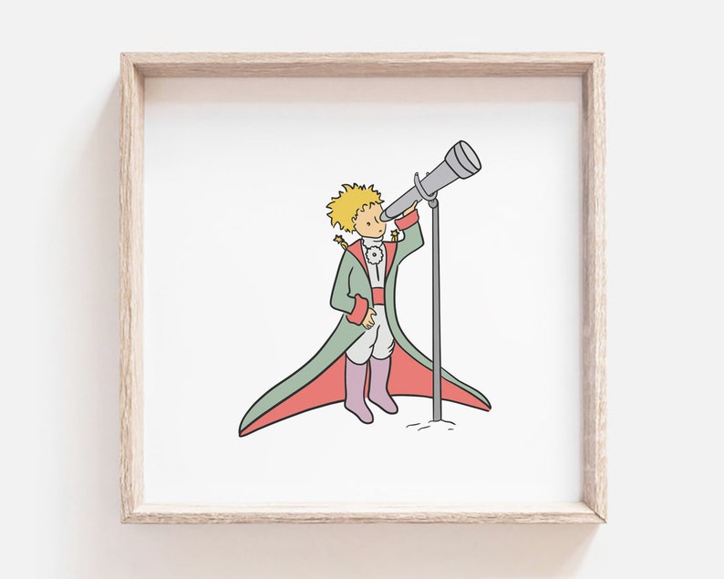 The Little Prince Set of 6 Prints / the Little Prince Wall Art / Little ...