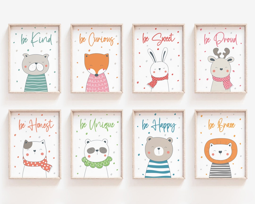 Be Kind, Be Curious, Be Sweet, Be Proud, Be Honest, Be Unique, Be Happy ...