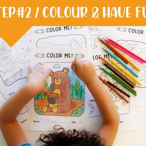 Animal Coloring Pages for Kids: 10 Printable Designs (digital File) - Etsy